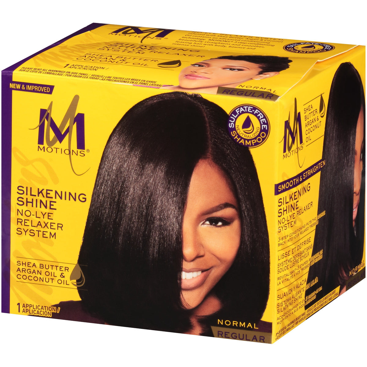 Motions Normal Silkening Shine No-Lye Relaxer System - Regular – Super ...