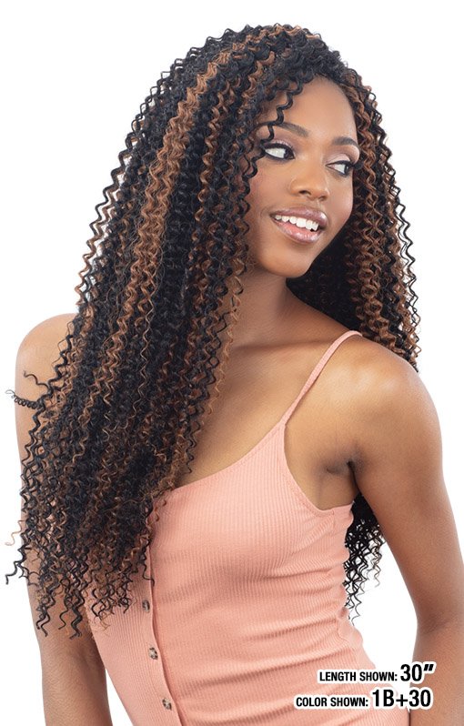 Model Model Gardenia Synthetic Hair Weave - Jheri Curl 30" – Super ...