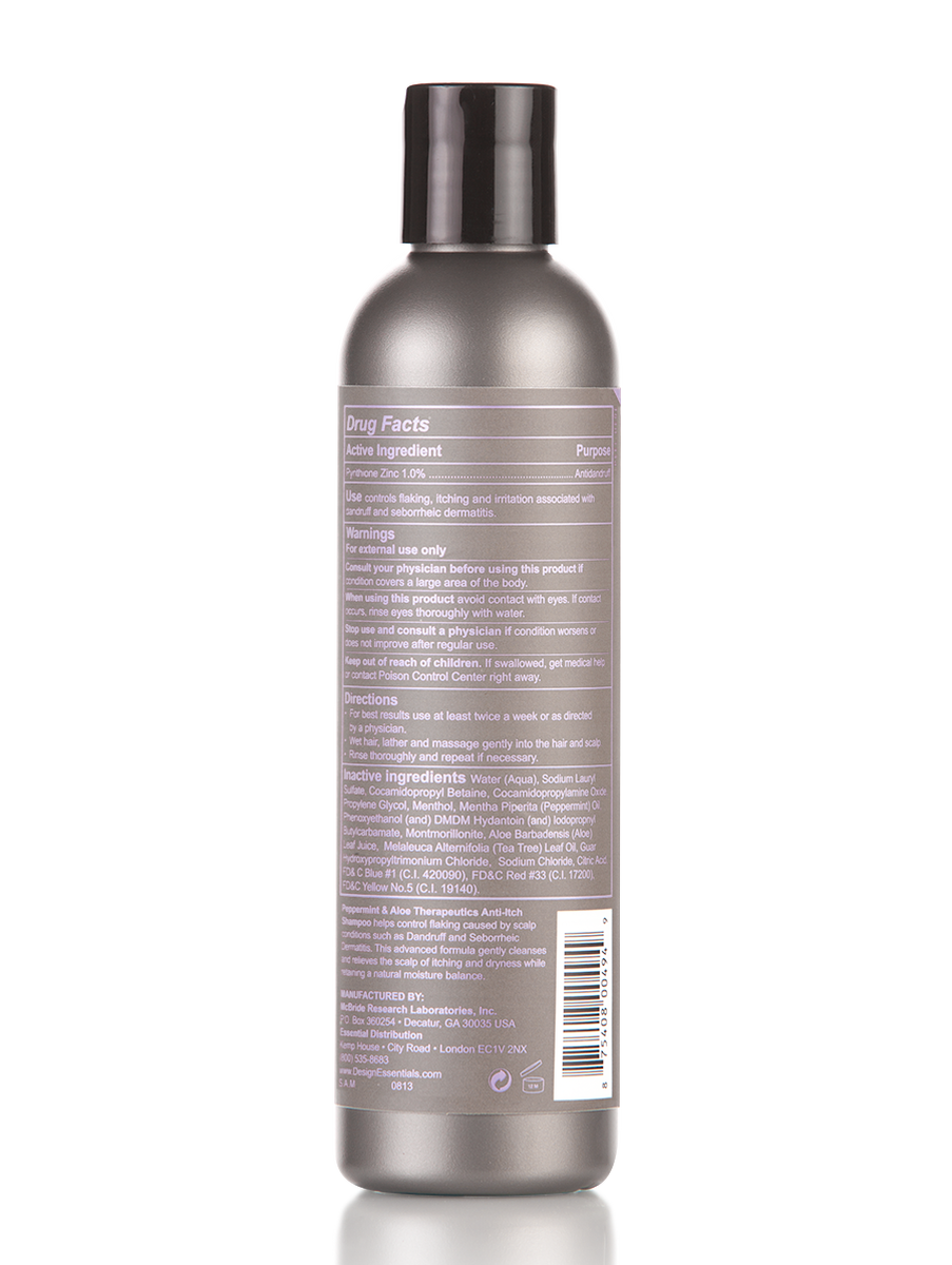 Design Essentials® Peppermint & Aloe Therapeutics Anti-Itch Shampoo 8o ...