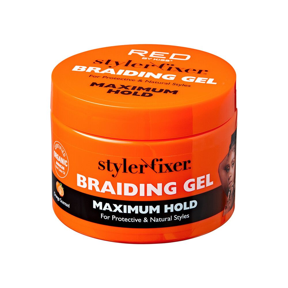 Red by Kiss Styler Fixer Braiding Gel 6oz #SBM01 Maximum Hold – Super ...