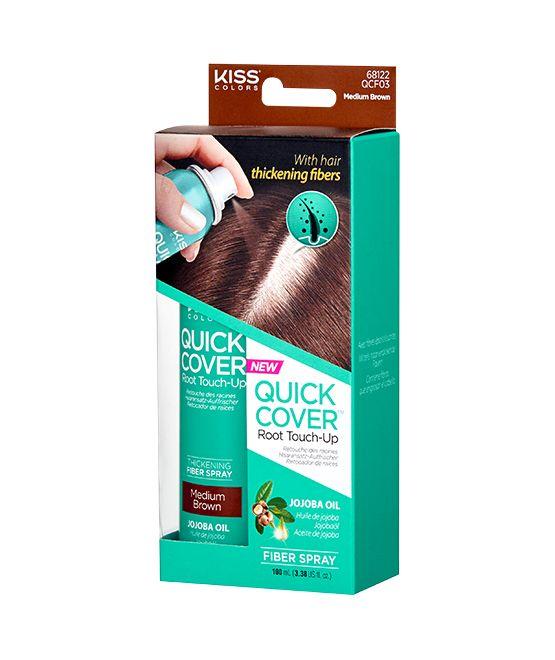 Kiss Quick Cover Root Touch-Up Fiber Spray – Super Sisters Beauty