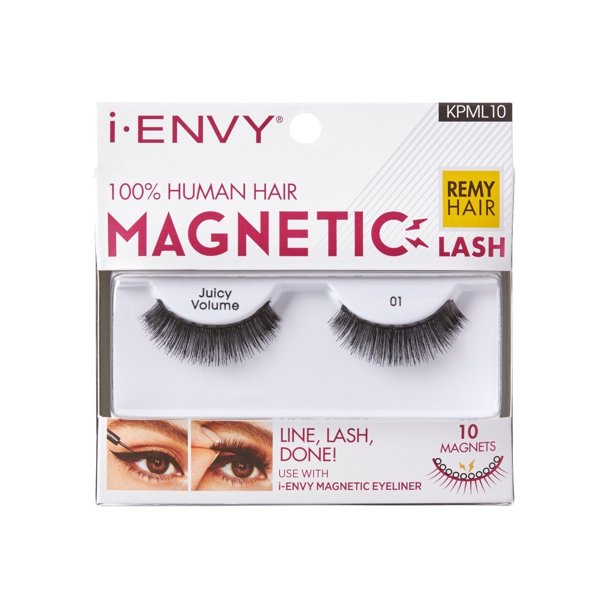 Kiss i•ENVY 100% Human Remy Hair Magnetic Lash – Super Sisters Beauty